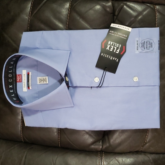 Van Heusen | Shirts | Van Heusen Long Sleeve Flex Collar Dress Shirt ...